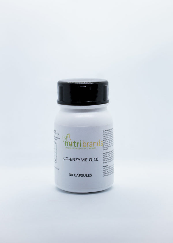 Co Enzyme Q10 (100mg x 30 Caps @ 6.2 cents per mg) – Nutribrands